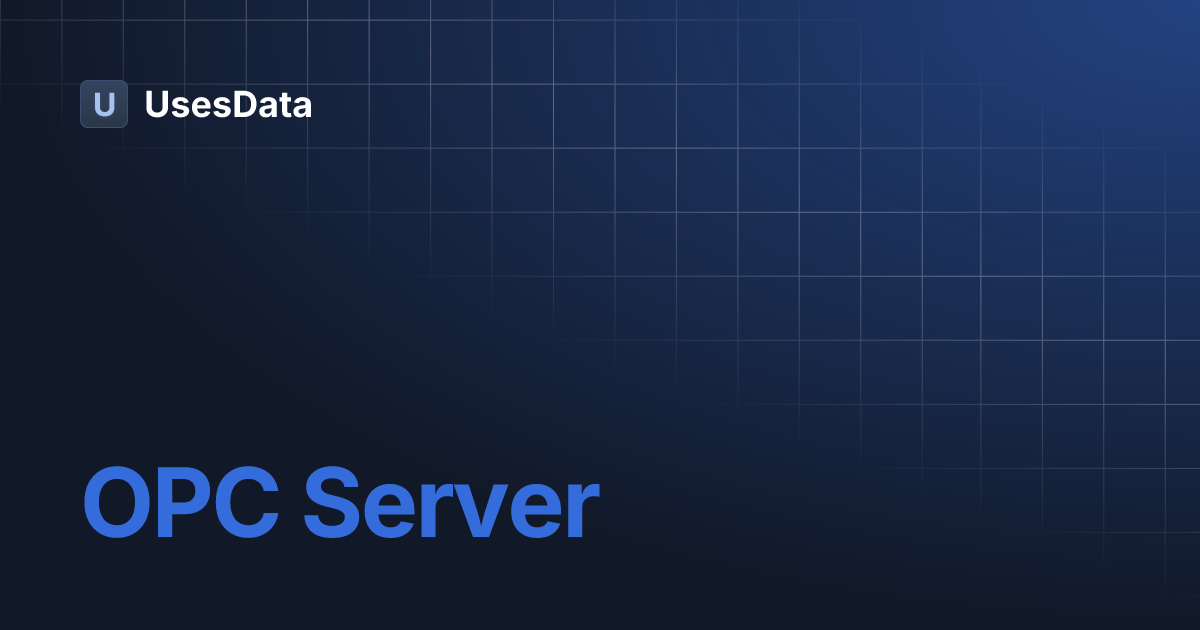 OPC Server | UsesData
